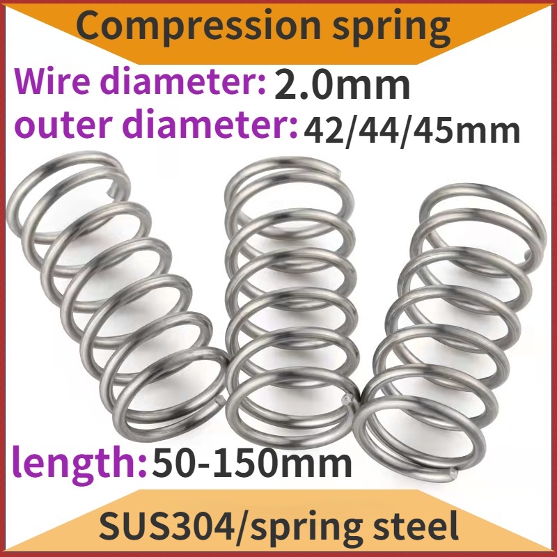 Lò Xo Nén Dây Inox 2.0mm 42/44/45mm Dài 50-150mm SUS304 | Shopee Việt Nam