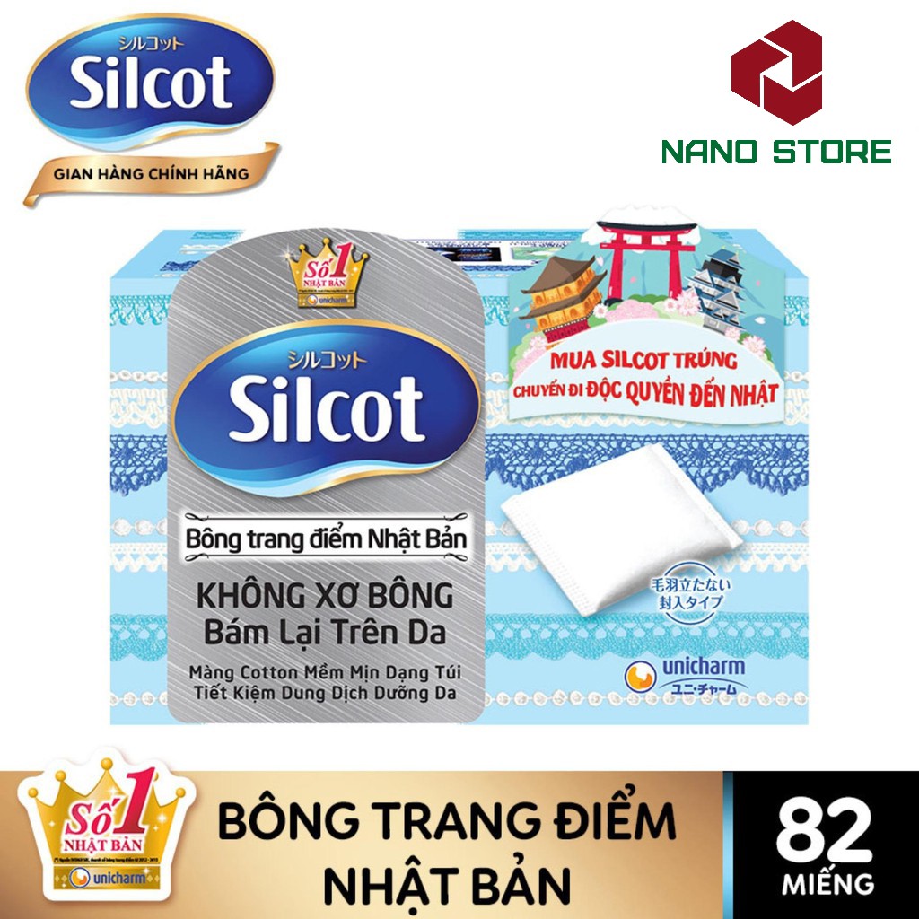 Bông Tẩy Trang Cơ Bản Silcot 82 Miếng | Shopee Việt Nam