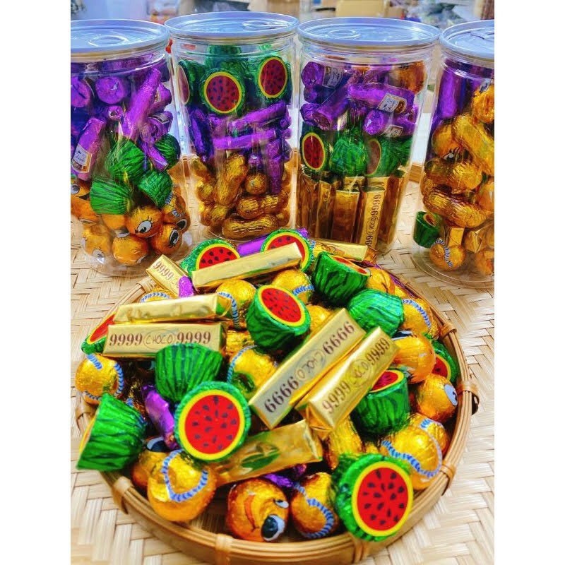 1Kg kẹo Sô cô la Mix nhiều Vị Thơm, Ngon ( kẹo socola mix vị) | Shopee ...