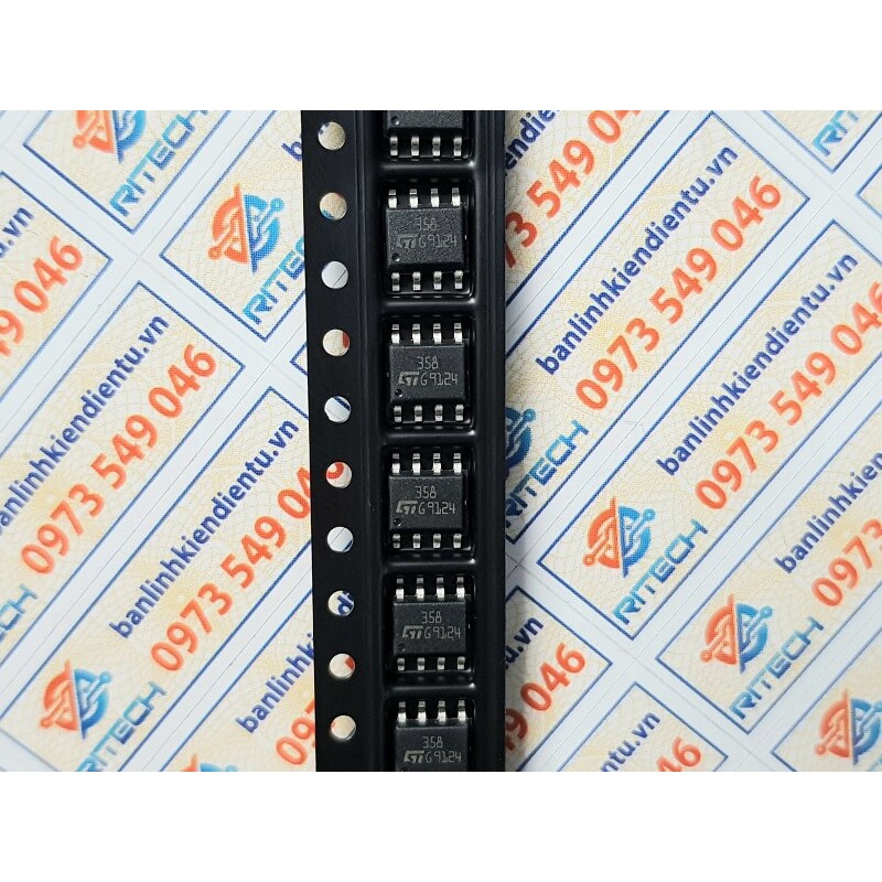 [Combo 10 chiếc] 358 LM358 LM358D LM358DR IC Khuếch Đại Thuật Toán SOP-8 Nhập Khẩu Chính Hãng ST ...