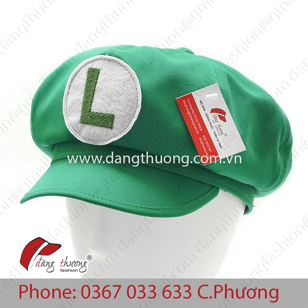 [HÀNG CÓ SẴN] [SHIP HỎA TỐC] Mũ nón cosplay Super Mario ăn nấm màu xanh L - màu đỏ M người lớn ...