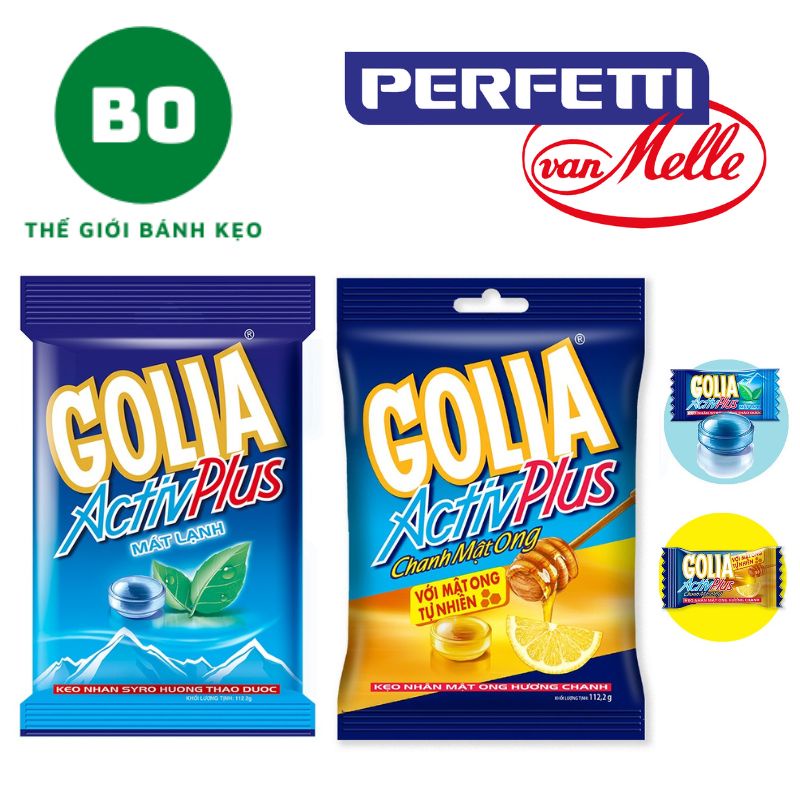 Kẹo Golia Activ Plus [Gói 34 viên] - Kẹo Nhân Siro Hương Thảo Dược ...
