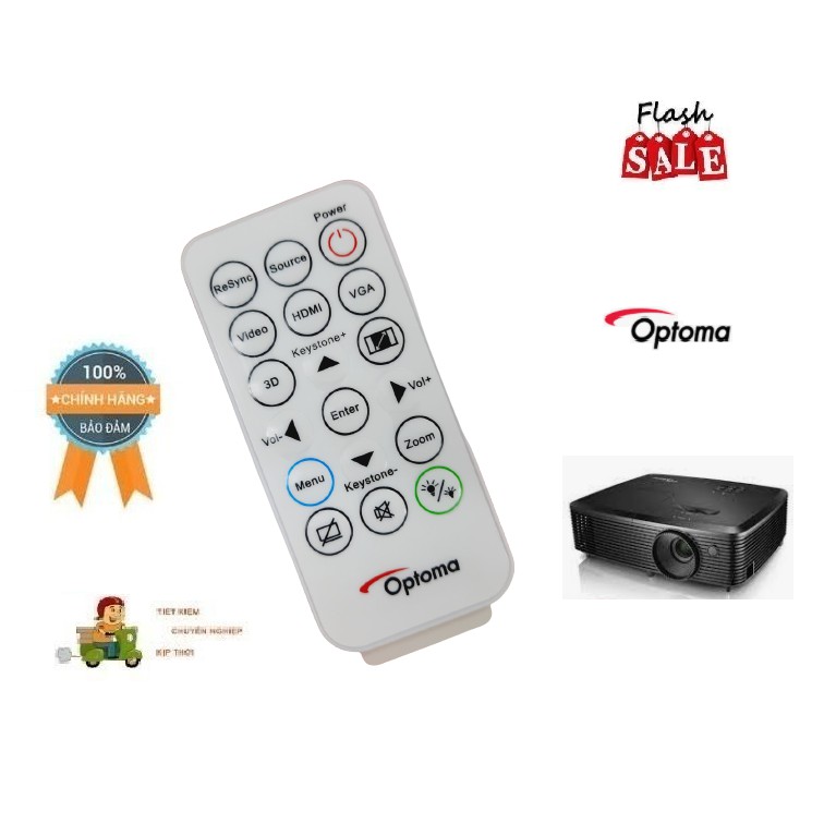 [HÀNG LOẠI XỊN] Remote Điều khiển máy chiếu Optoma- mới 100% Tặng kèm ...