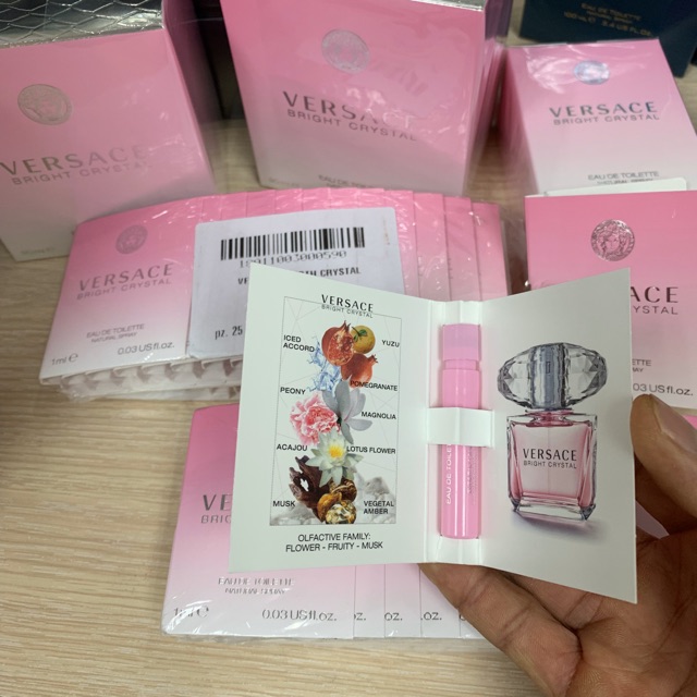NƯỚC HOA NỮ VIAL: Versace Bright Crystal 1ml | Shopee Việt Nam