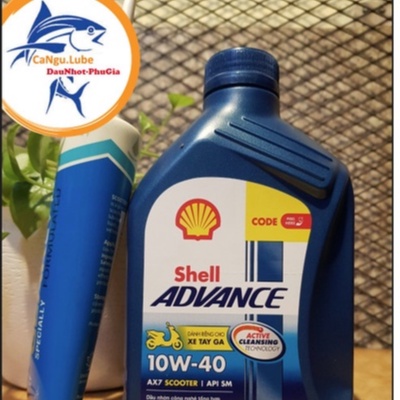 [COMBO GIÁ HẤP DẪN] Nhớt shell AX7 Scooter 10W40 0.8L, Nhớt xe ga shell ...