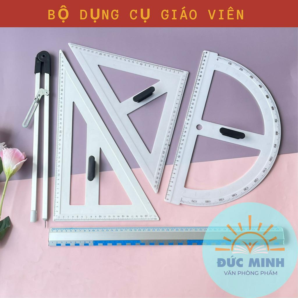Bộ 5 thước dụng cụ giảng dạy dành cho giáo viên dễ dàng mang theo - vpp ...
