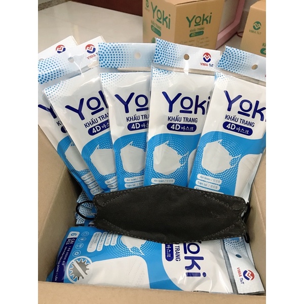Sỉ khẩu trang YOKI 4D 1 thùng 300 cái | Shopee Việt Nam