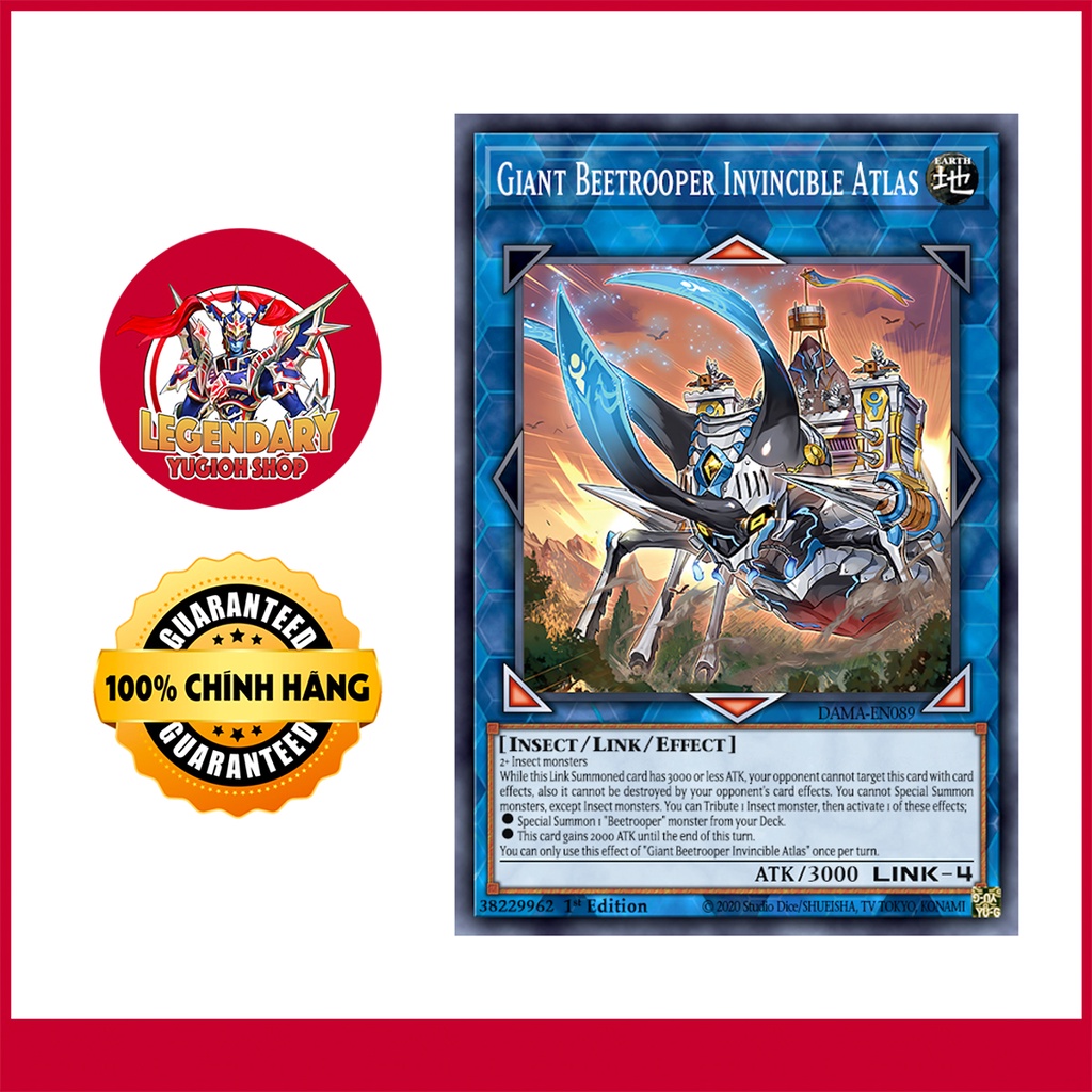 [Thẻ Bài Yugioh Chính Hãng] Giant Beetrooper Invincible Atlas | Shopee Việt Nam