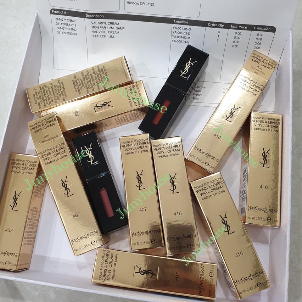 Son kem YSL Vinyl Cream Lip Stain - fullsize 5.5ml | Shopee Việt Nam