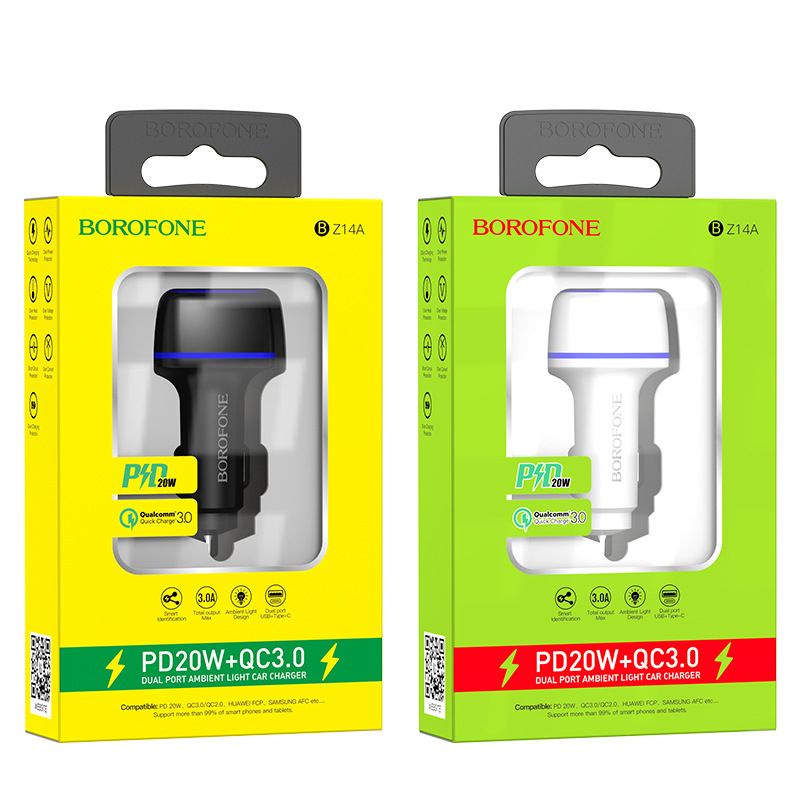 Tẩu Sạc Nhanh Ô Tô Borofone BZ14A Chính hãng có giấy ủy quyền bảo hành ...