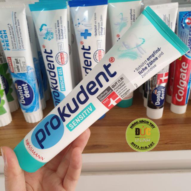 Bill Đức ảnh sau- Kem đánh răng Đức Prokudent Dontodent | Shopee Việt Nam
