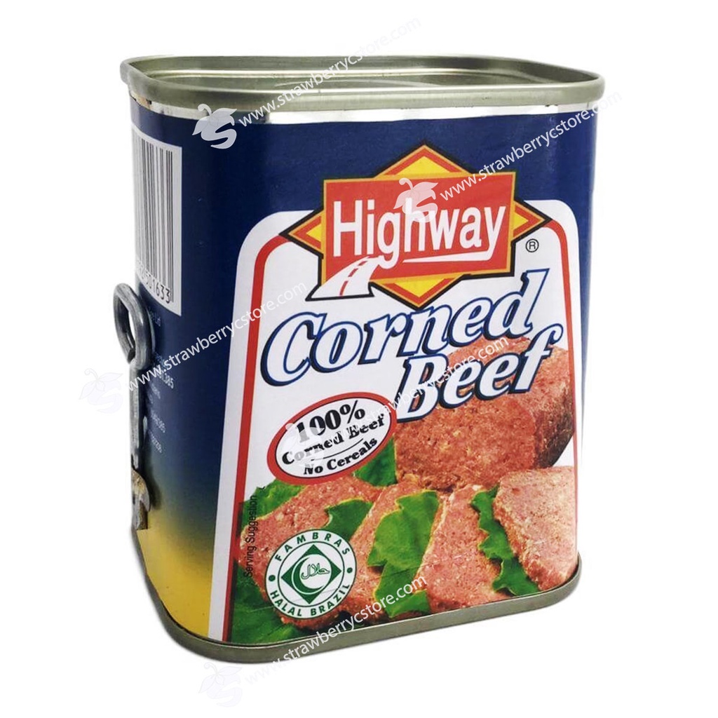 Thịt Bắp Bò Hầm Đóng Hộp Highway Corned Beef, Hộp 340g (12 Oz ...