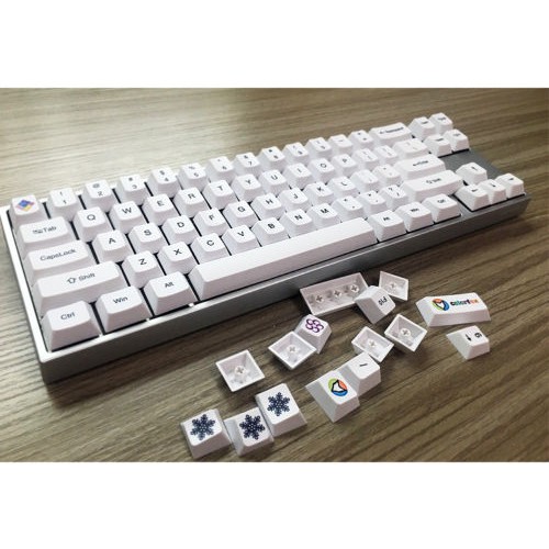 Set Keycap White Fox 147 | Nút bàn phím cơ | TKS | Shopee Việt Nam