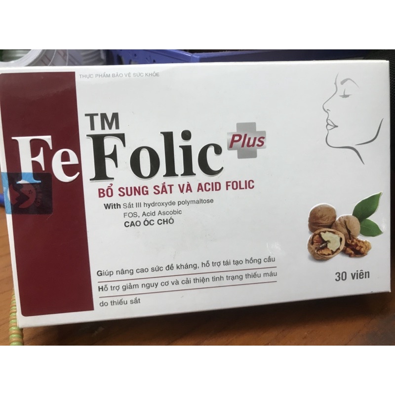 Viên sắt Fe Folic plus | Shopee Việt Nam