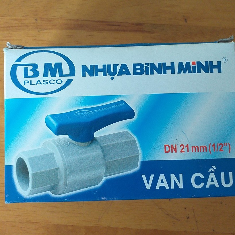 Van đóng mở nước 21mm PVC Bình Minh | Shopee Việt Nam