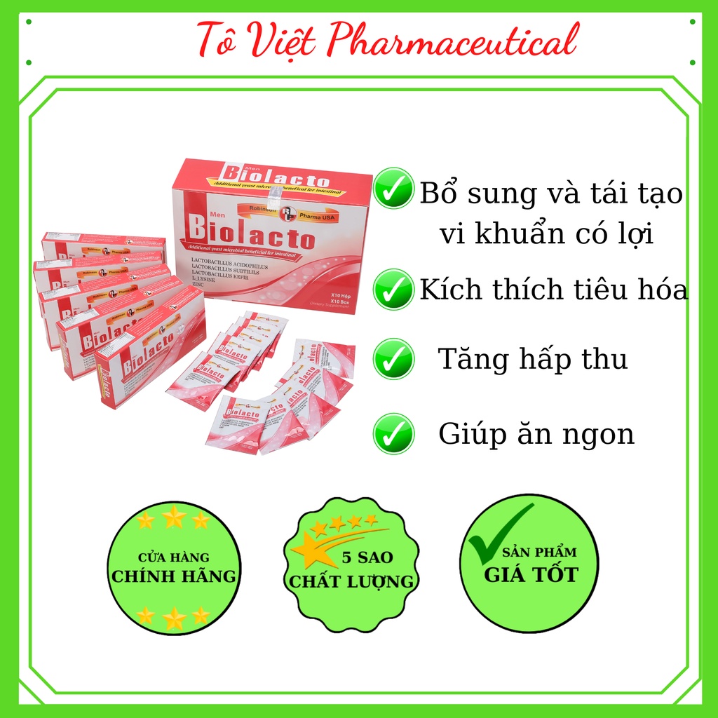 BIOLACTO - Men bổ sung vi khuẩn có lợi, tăng cường tiêu hóa,giúp ăn ...