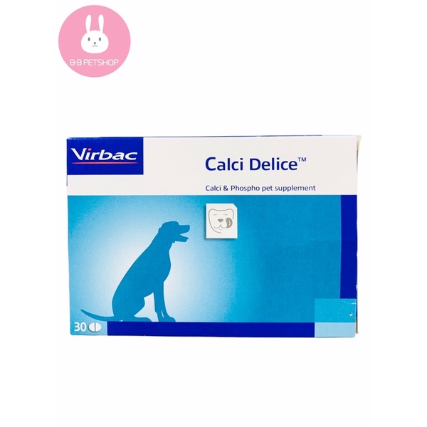 Thuốc Bổ Sung Canxi Calci Delice Virbac Pháp (Hộp 30 viên) | Shopee ...