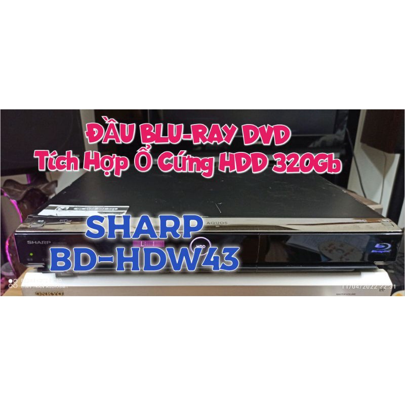 Đầu Blu-ray SHARP BD-HDW43-Tích Hợp Ổ Cứng HDD 320Gb | Shopee Việt Nam
