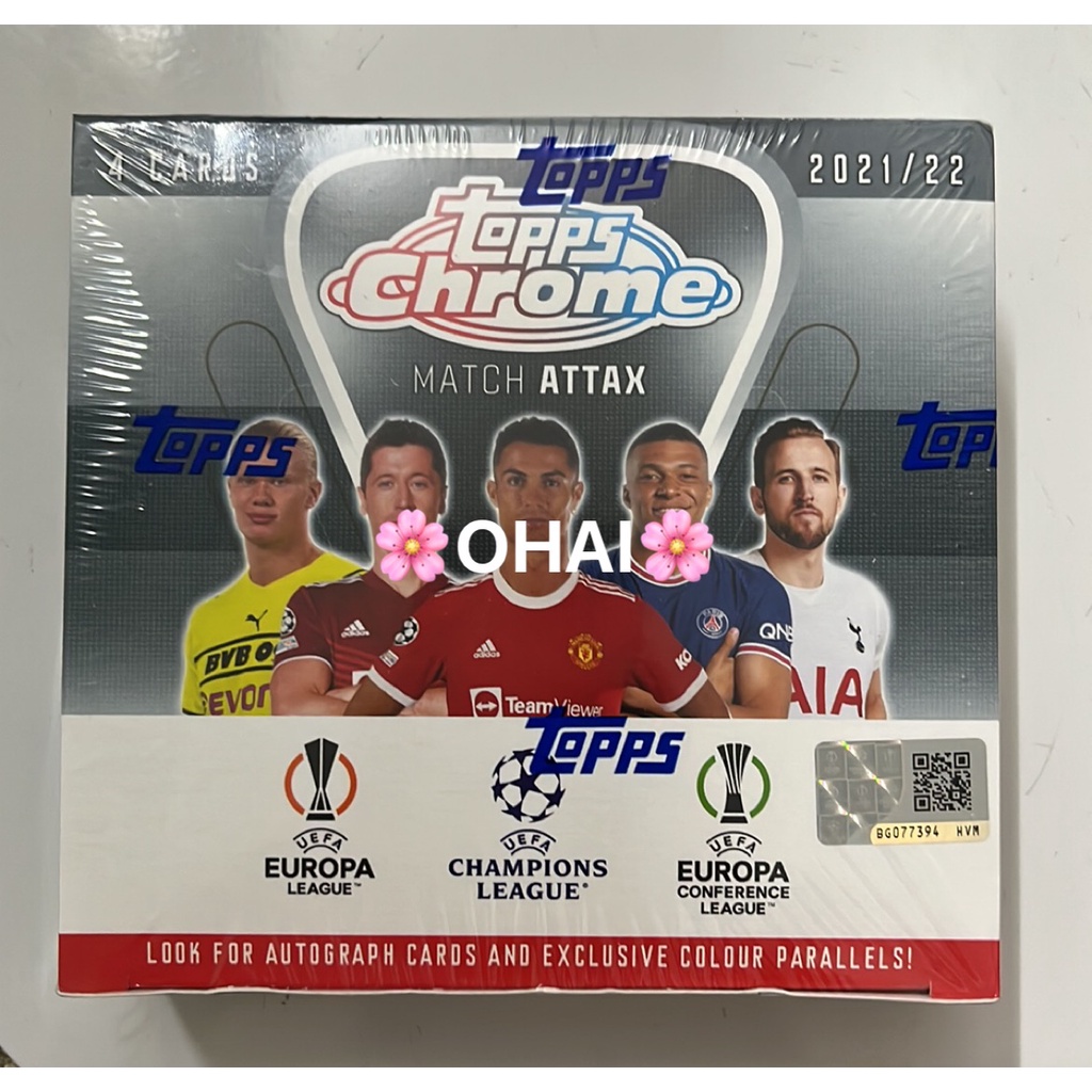 [CÓ SẴN] Hộp Thẻ Hình Nhân Vật Cầu Thủ Toops 2021-2022 UCL Match Attax ...