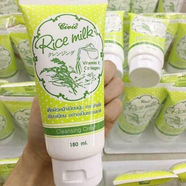 Sửa rửa mặt gạo Thái Lan Civic Rice Milk 180ml | Shopee Việt Nam
