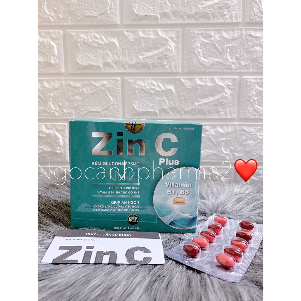 Viên uống ZINC PLUS - giúp bổ sung kẽm cho cơ thể hộp 100 viên | Shopee ...