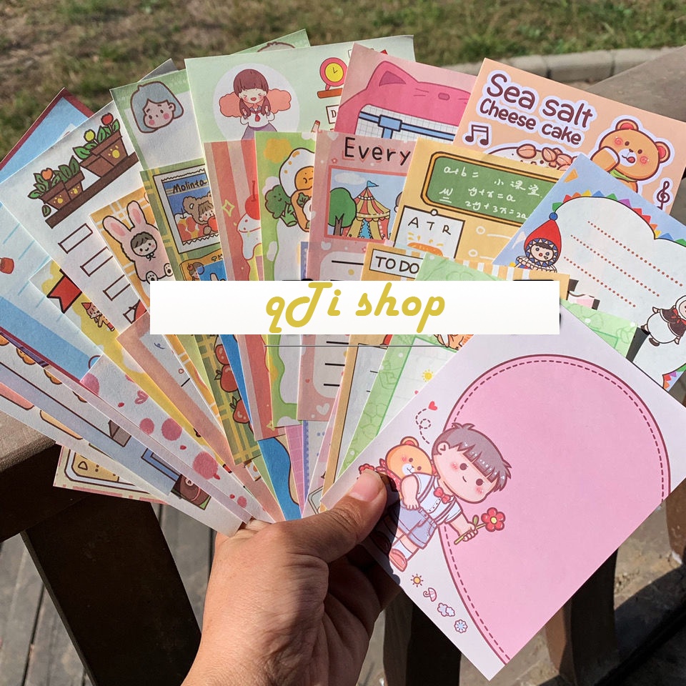 Set 4 Giấy Notes Cute (P2) | Shopee Việt Nam