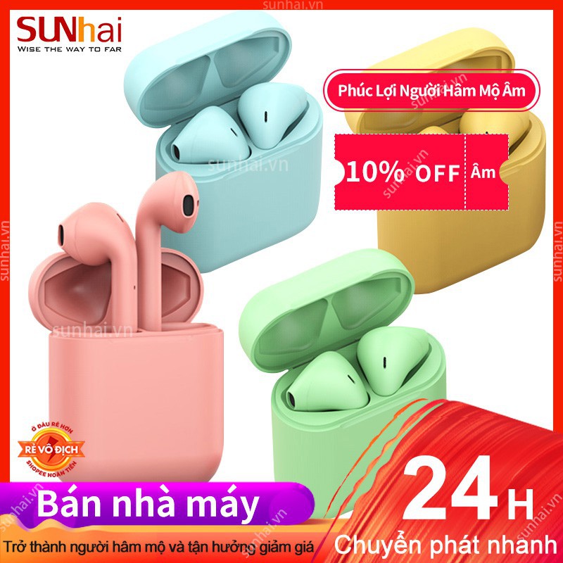 Tai nghe Bluetooth không dây Inpods i12 TWS điều khiển cảm biến âm ...