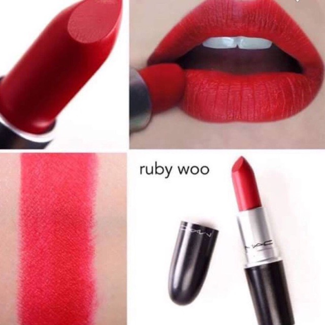 Son MAC Ruby woo | Shopee Việt Nam