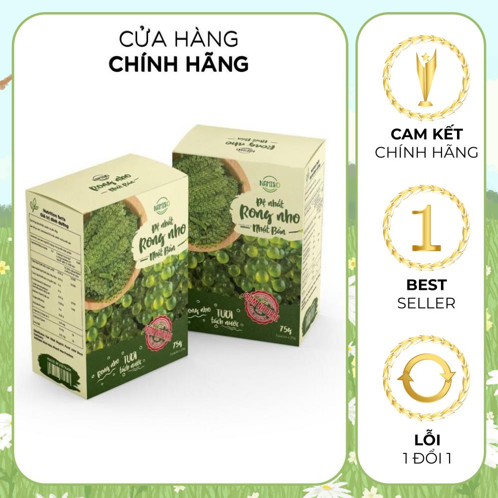 Rong nho tách nước Namiso Organic, rong nho tách nước giàu dinh dưỡng ...