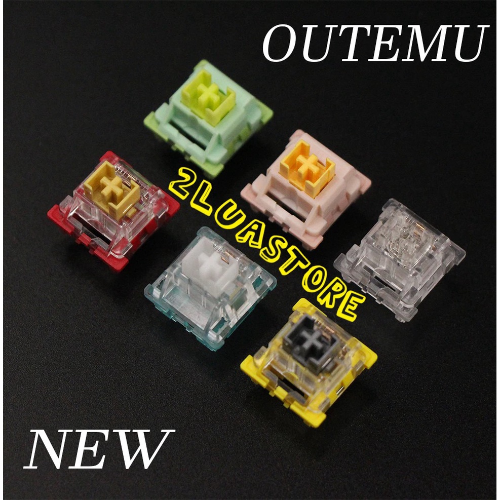 Công tắc bàn phím cơ Switch Outemu Crystal Lime Outemu Peach v2 Outemu Lime v3 Outemu Ocean ...