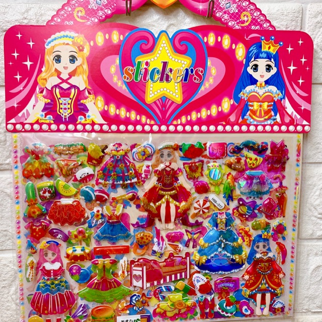 Sticker hình dán búp bê 2 trang | Shopee Việt Nam