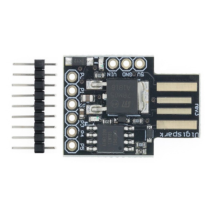 Bảng Mạch Phát Triển Micro Attiny85 Màu Xanh Đen Nhỏ 885 Digispark Kickstarter Attiny85 Cho ...