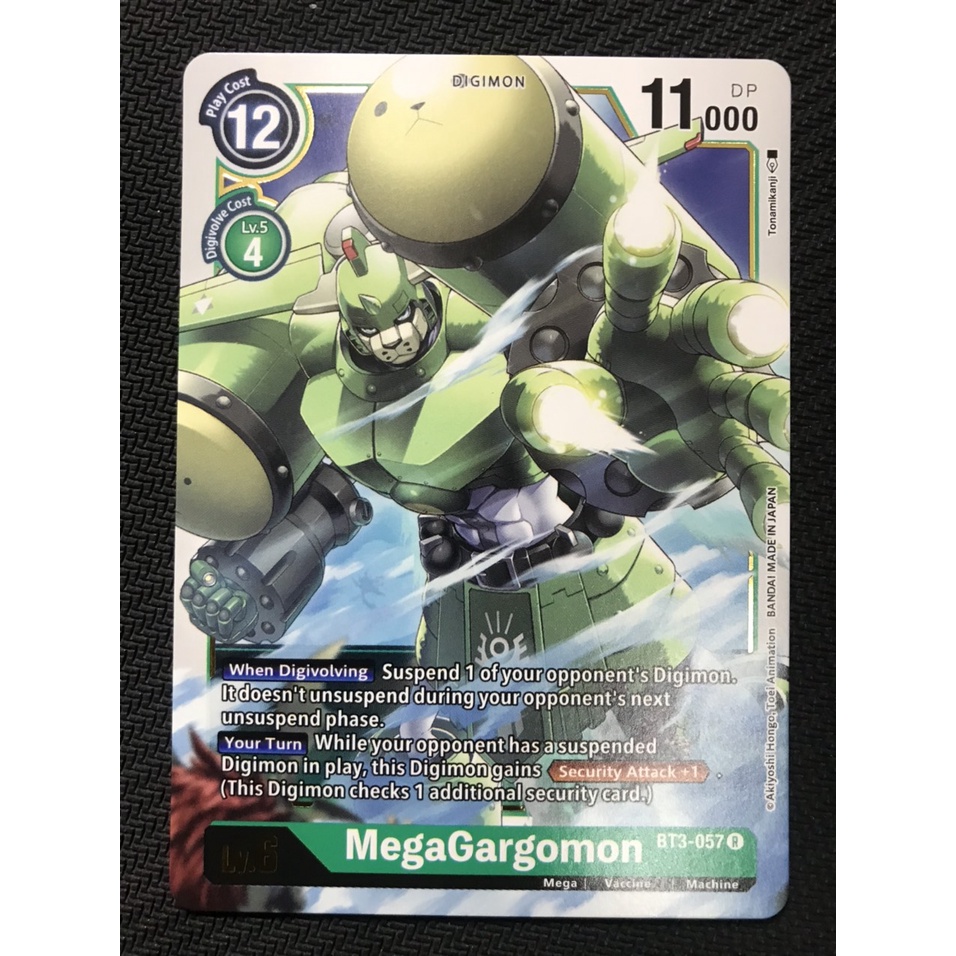 Thẻ bài Digimon BT3-057 - MegaGargomon - Digimon - Rare | Shopee Việt Nam