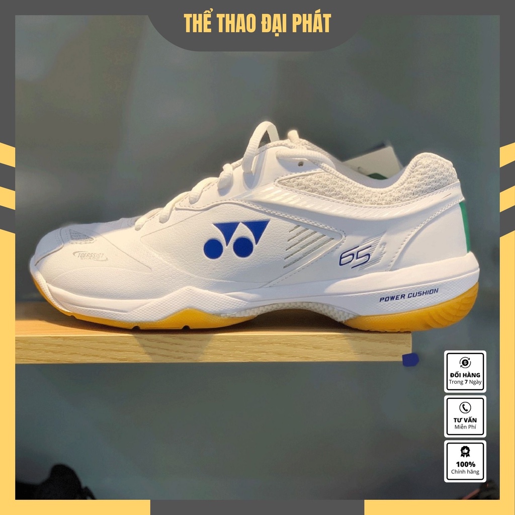 Giày cầu lông nam nữ Yonex trắng 65z2 phiên bản ký niệm 75th | Shopee ...