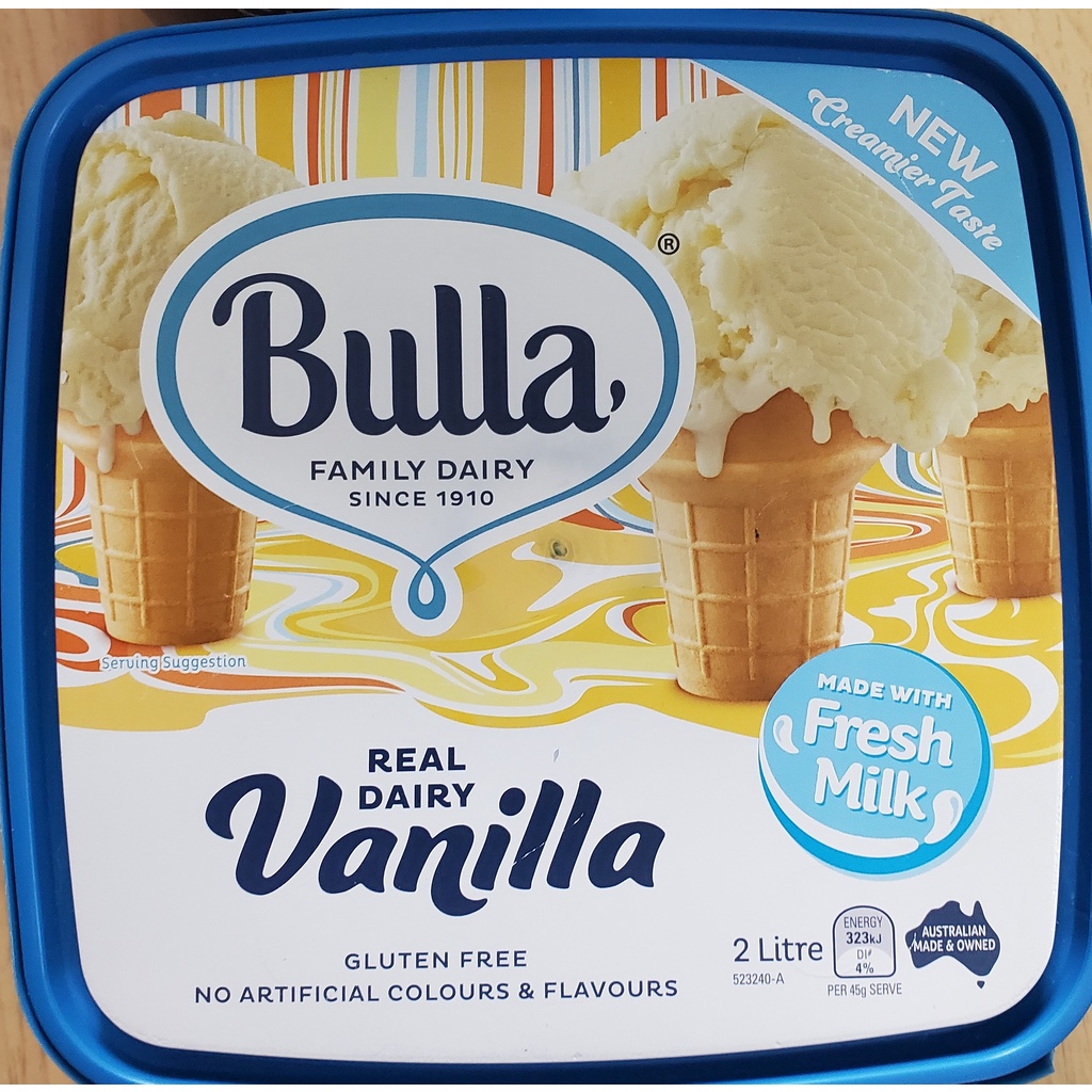 Kem Ăn Bulla Golden North Vị Rum & Raisin/ Choc Chip /Vanilla/Vanilla ...