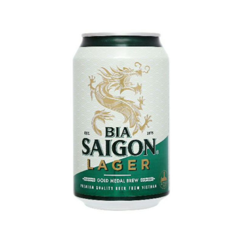 bia Sài Gòn lager lon 330ml | Shopee Việt Nam