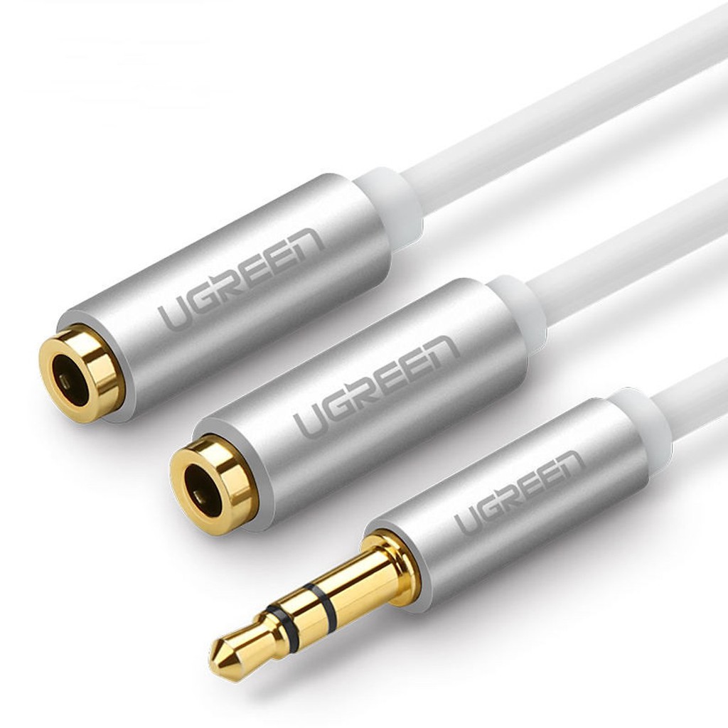 Cáp Chia Audio 3.5mm Ra 2 Cổng 3.5mm UGREEN 10780 | Shopee Việt Nam