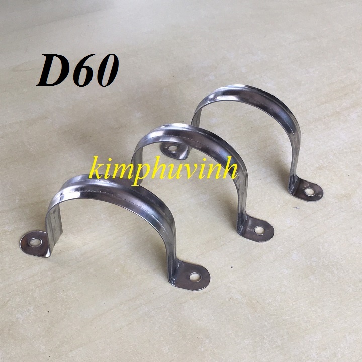 05 Cái - D60 CÙM OMEGA INOX, KẸP GIỮ ỐNG OMEGA INOX | Shopee Việt Nam