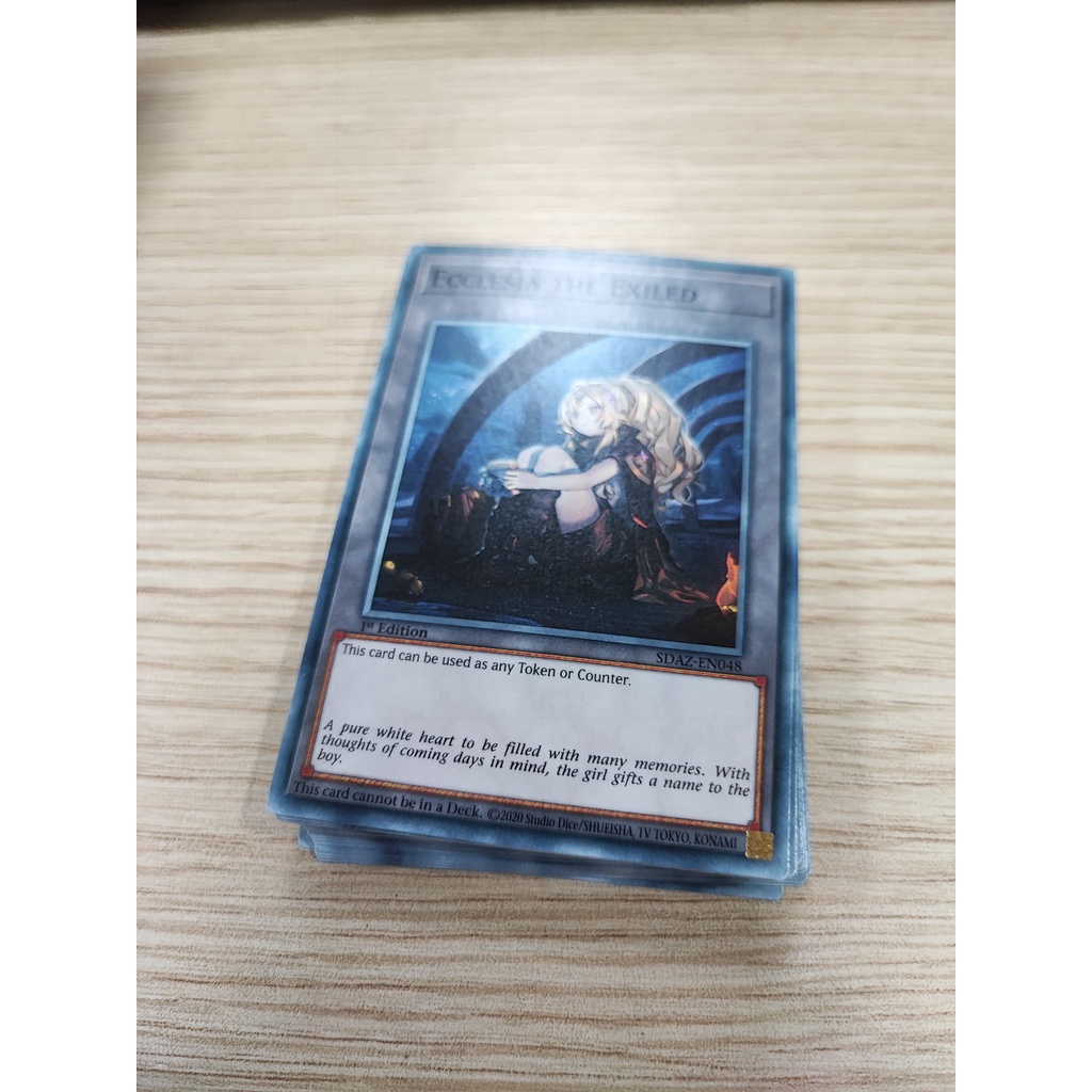 [Yugioh Funny Shop] 1 lá thẻ bài Ecclesia the Exiled - SDAZ-EN048 ...