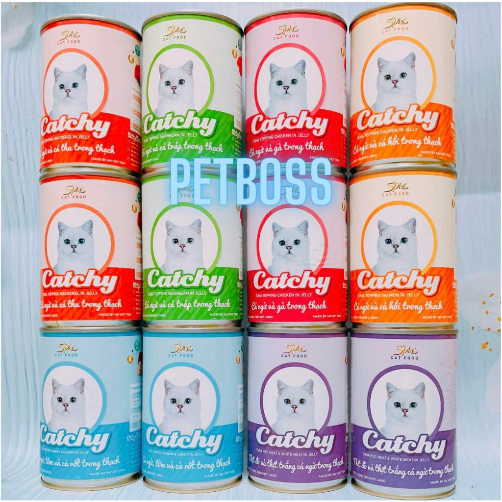 PATE MÈO CATCHY LON 400GR ĐỦ VỊ | Shopee Việt Nam