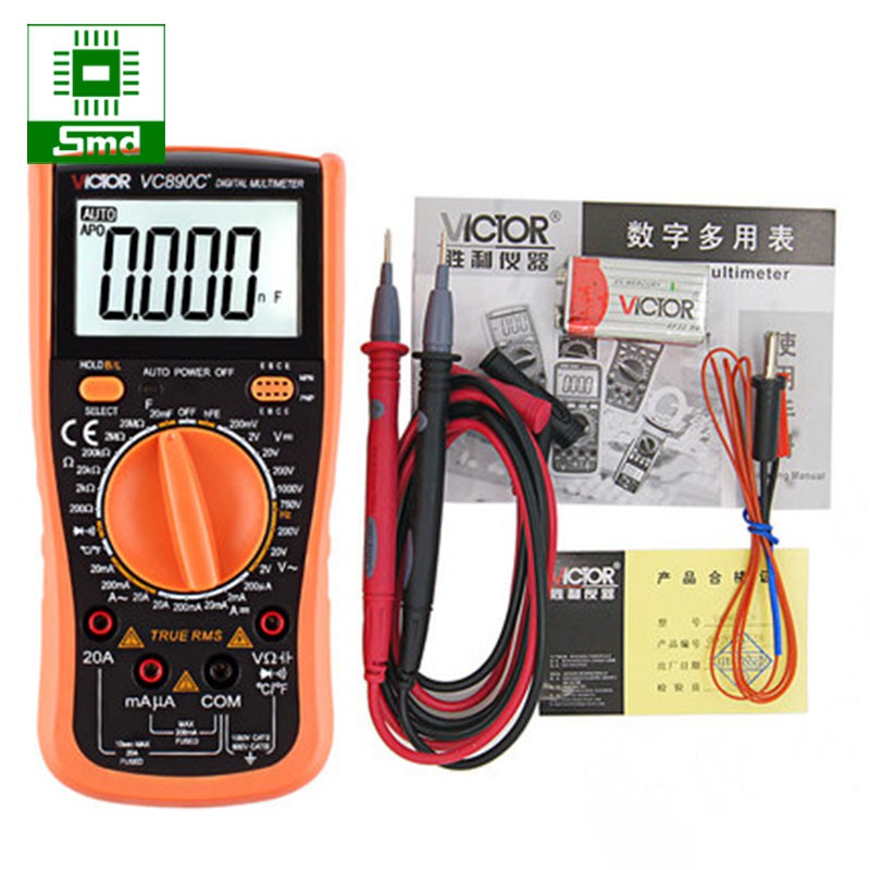 Đồng hồ vạn năng đo điện VICTOR VC890C+ VC890D VOM Digital Multimeter ...