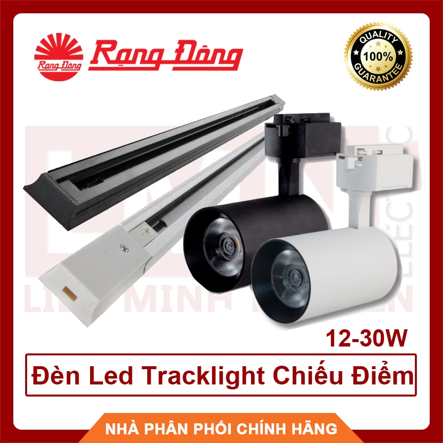 RẠNG ĐÔNG, BH 2 năm, Đèn LED Tracklight chiếu điểm ánh sáng 5000K TRL04 ...