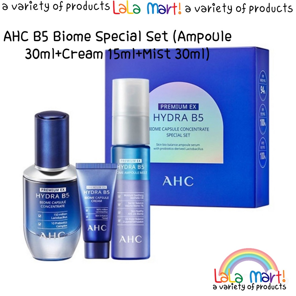Tinh Chất AHC B5 Biome Ampoule 30ml / Premium EX Hydra B5 50ml / B5 Biome Ampoule Dạng Viên Nang ...
