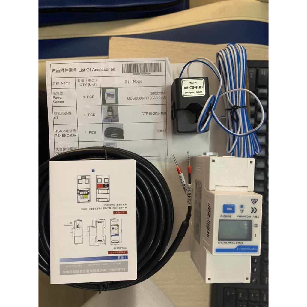 Smart Power Sensor DDSU666-H giải pháp zero Export hòa lưới bám tải ...