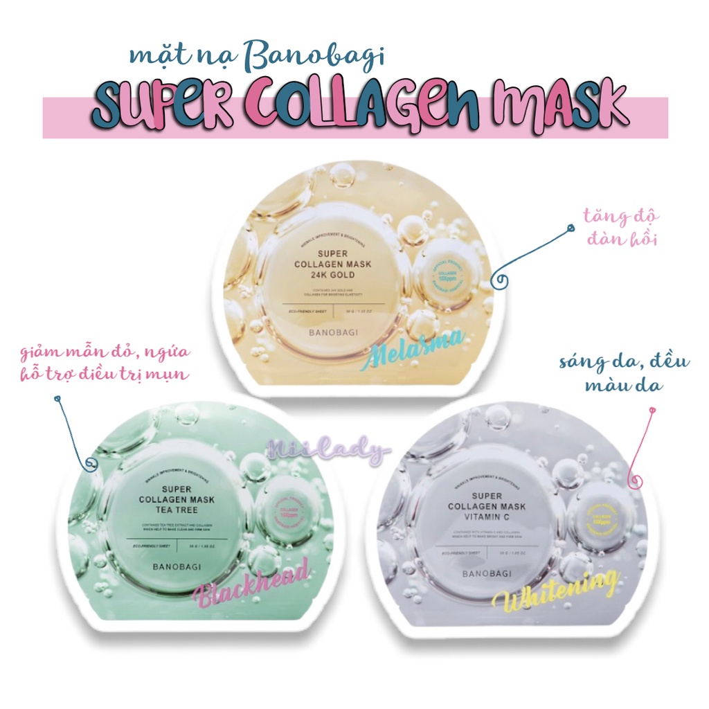Mặt nạ Banobagi Super Collagen Mask | Shopee Việt Nam