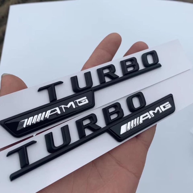 Turbo Amg Đen - Chữ turbo amg - Tem turbo amg , logo turbo amg | Shopee ...