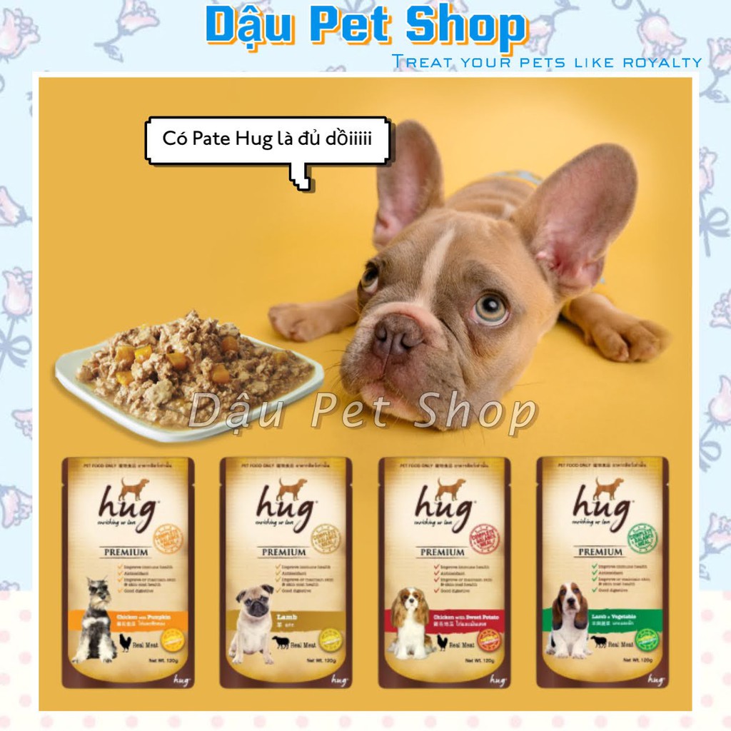 Pate Hug cho chó dạng gói 120g - Thức ăn cho chó | Shopee Việt Nam