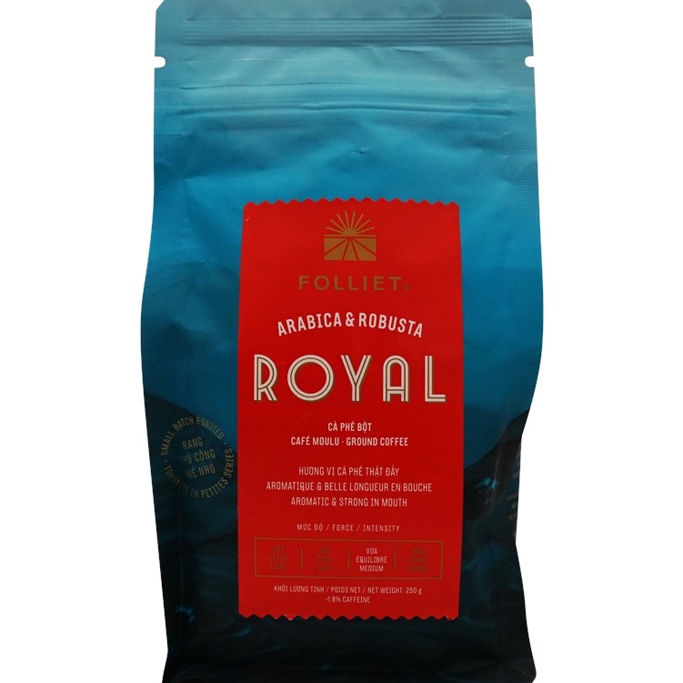CÀ PHÊ BỘT ROYAL HIỆU FOLLIET (250G) | Shopee Việt Nam
