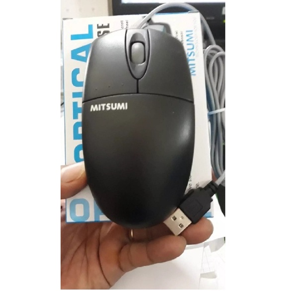 Chuột dây Mitsumi lớn , nhỏ cổng USB chuột máy tính giá rẻ bảo hành 6 ...