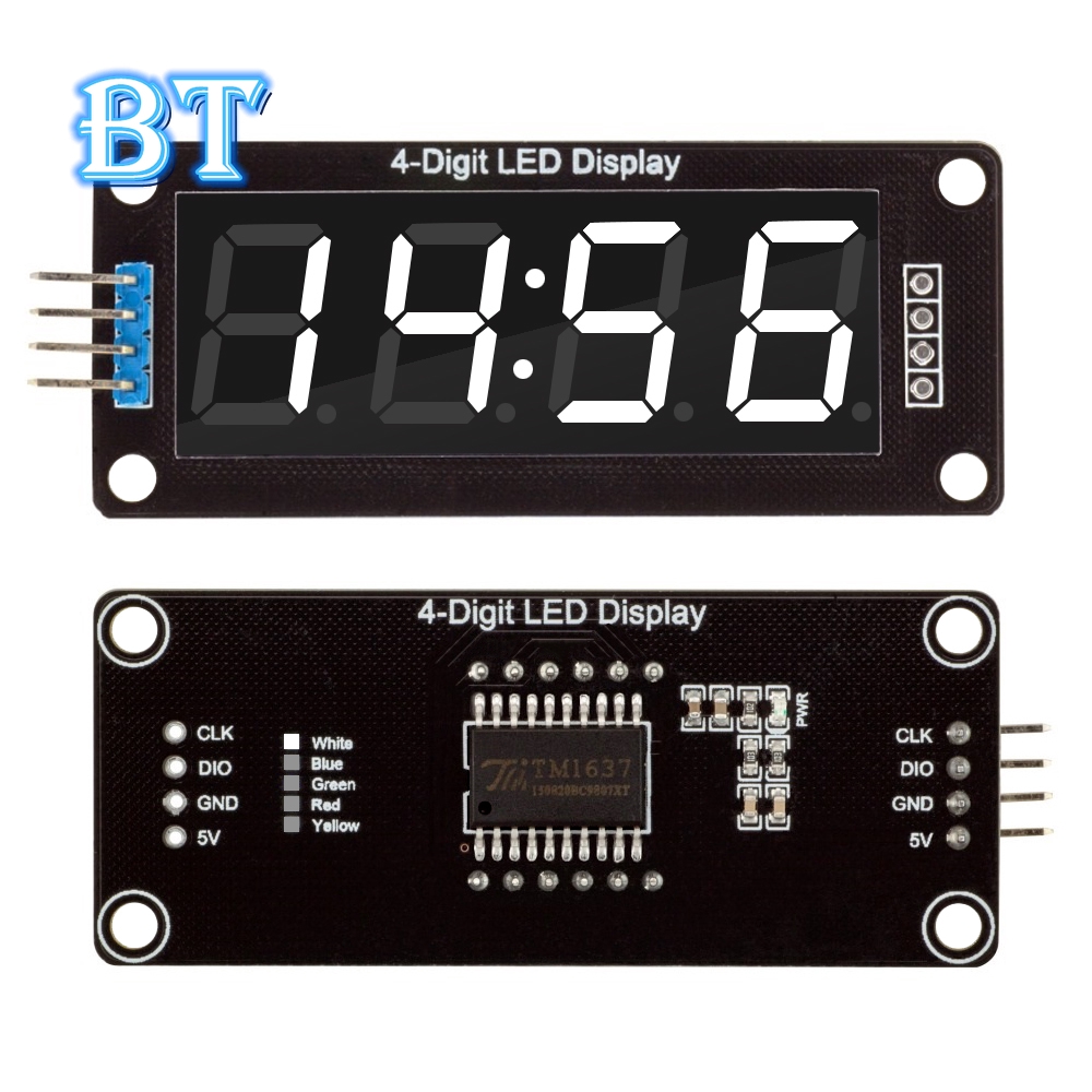 Bảng Mạch Arduino 0.56 "inch TM1637 4-Bits Màn Hình LED 5V Cho Arduino ...